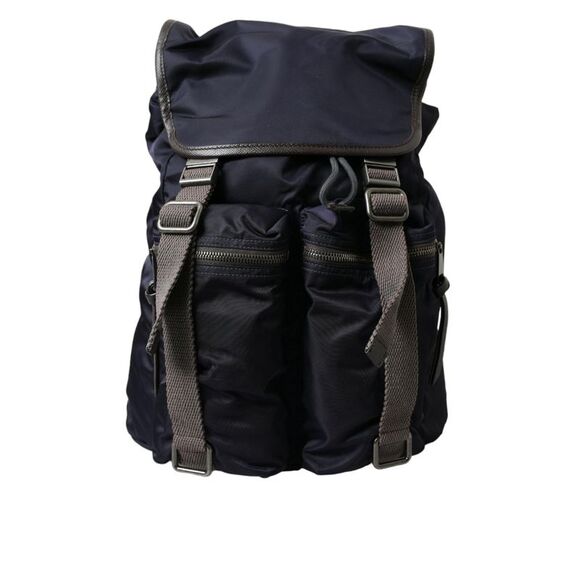 Dolce & Gabbana | Bags | Dolce Gabbana Nylon Leather Rucksack Backpack ...
